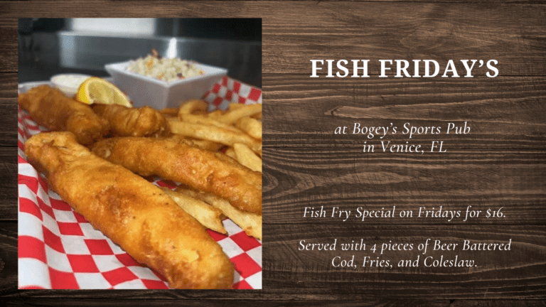 Fish Fry Special Venice | Lunch Specials near Nokomis